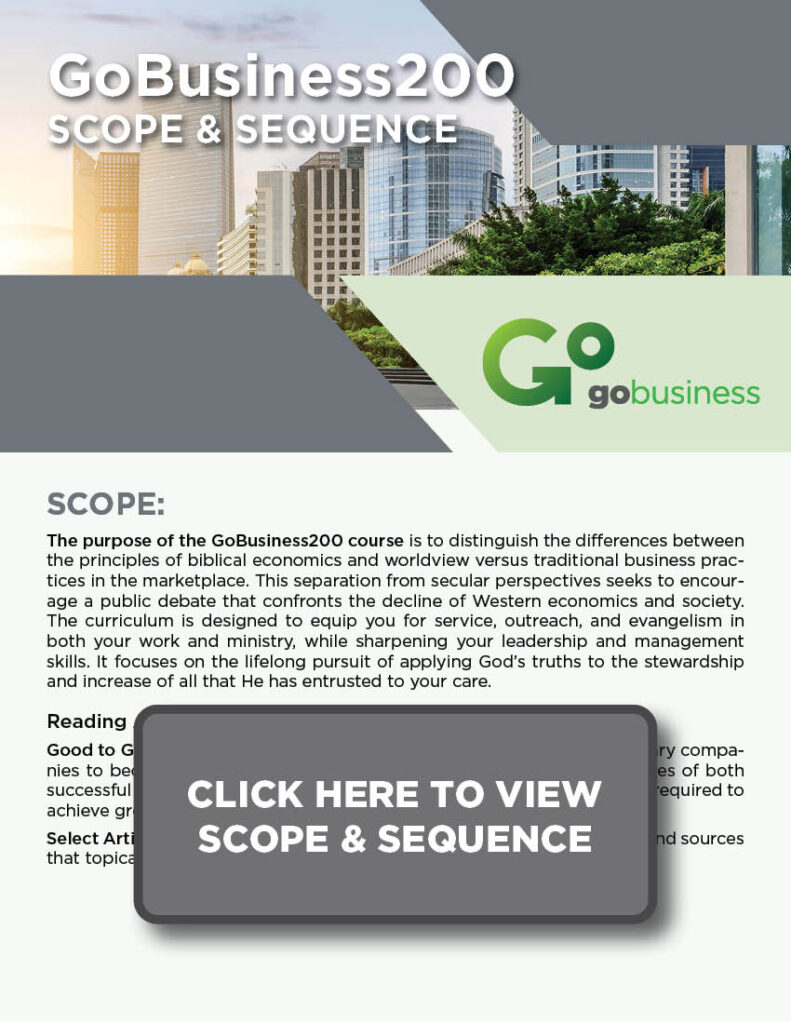 GoBusiness Curriculum